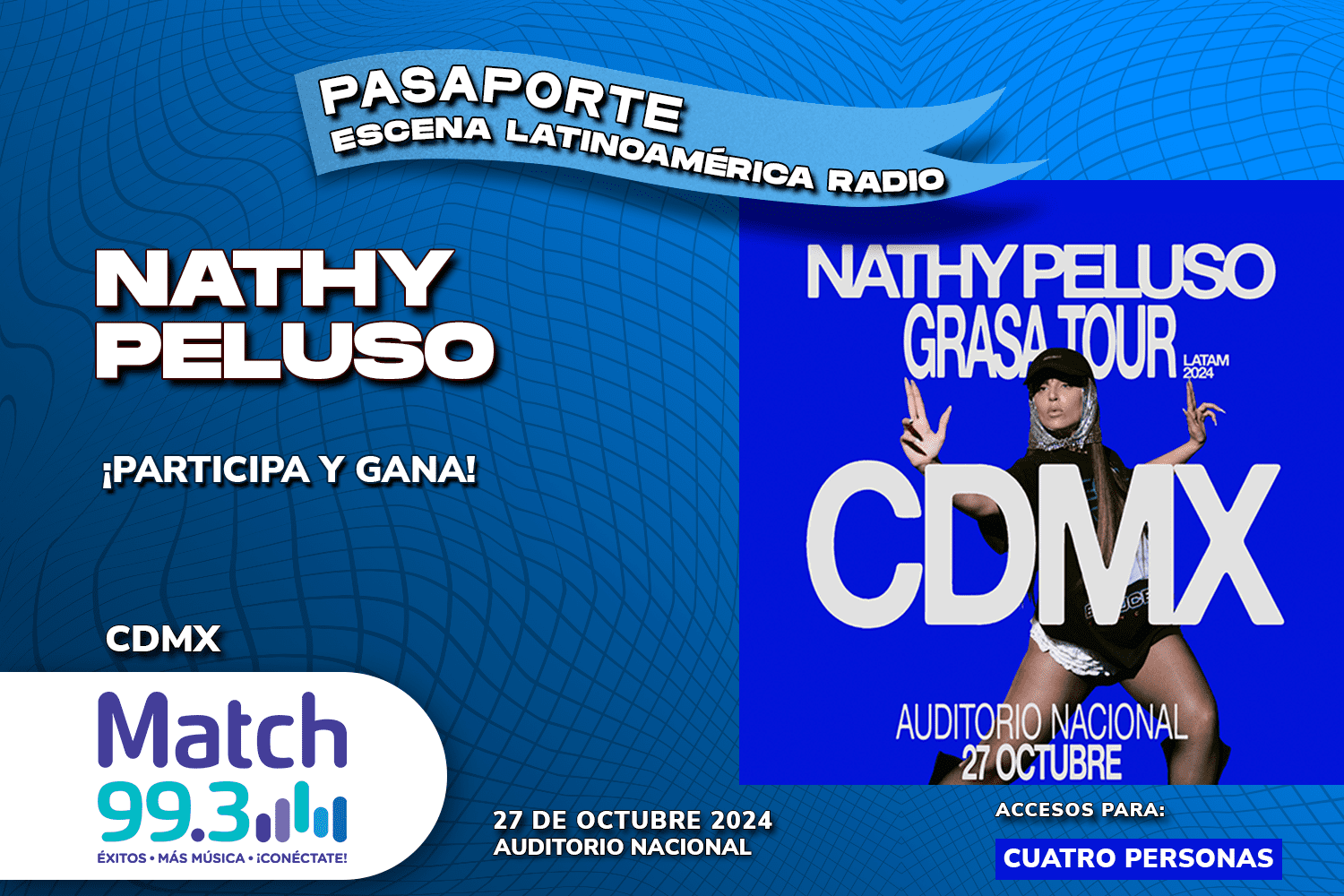 Pasaporte Escena CDMX: Nathy Peluso | Match FM