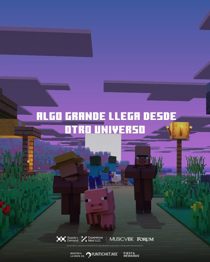 ¡LA PRIMER EXPERIENCIA INMERSIVA DE MINECRAFT LLEGA A MÉXICO! | Match FM