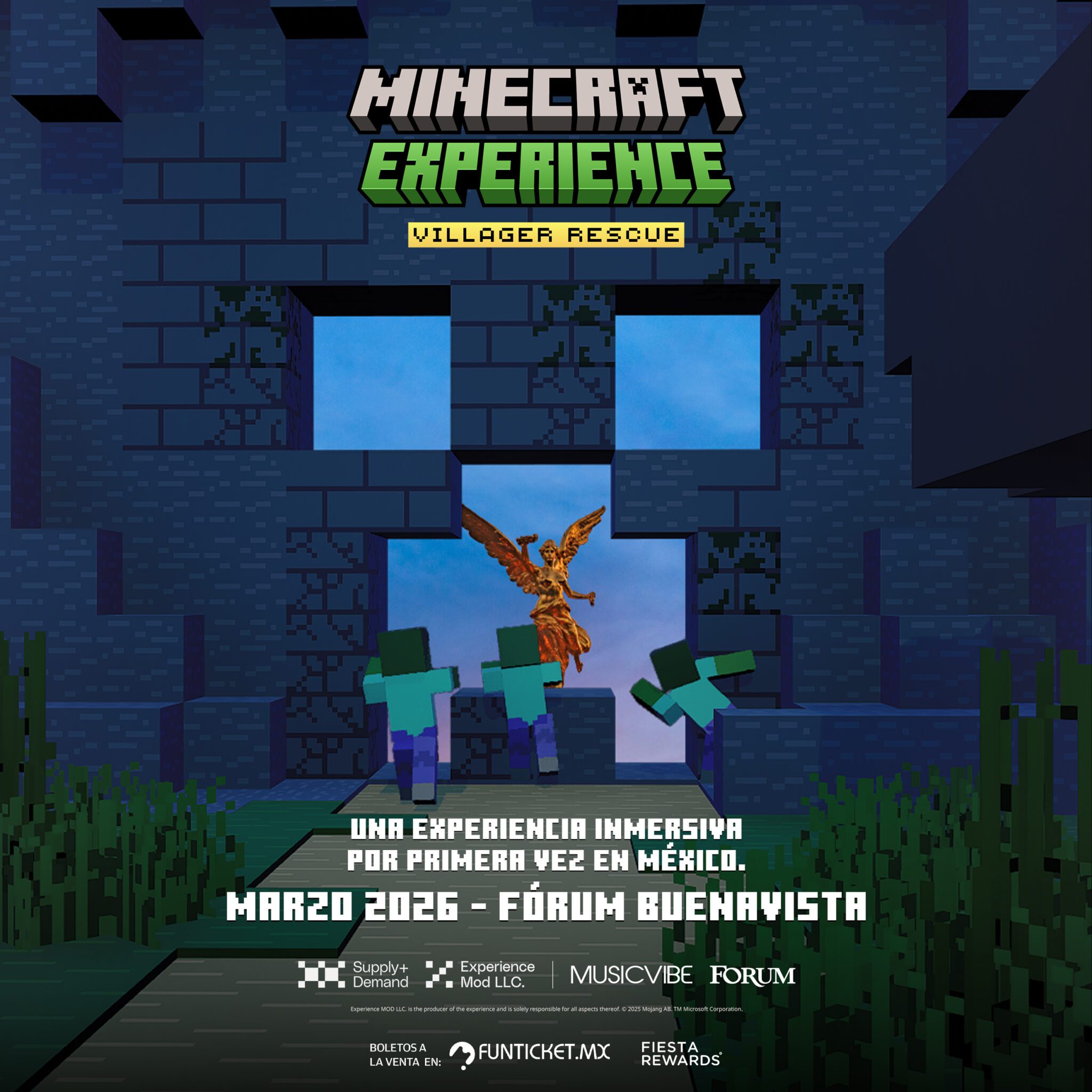 ¡LA PRIMER EXPERIENCIA INMERSIVA DE MINECRAFT LLEGA A MÉXICO! | Match FM